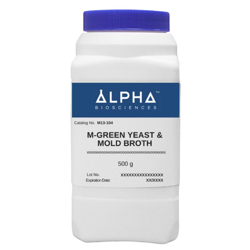 Product: Alpha m-Green Yeast & Mold Broth - 500 g - Copenhagen Biotech ...