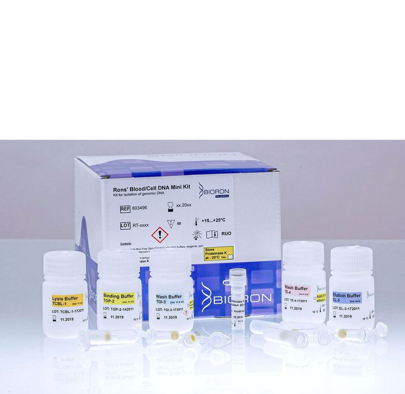 Product: BIORON Ron's Tissue & Blood DNA Mini Kit - 50 preps ...